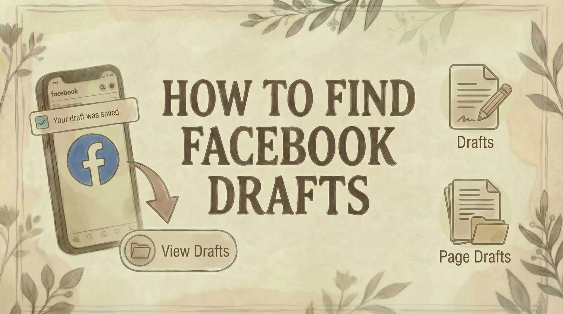 How to Find Drafts on Facebook (2026 Guide) | Genviral